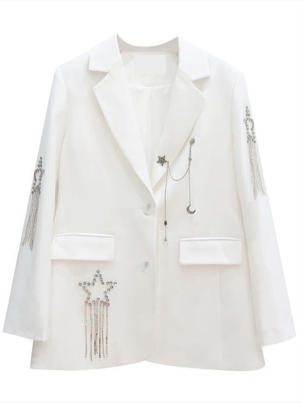 Diamond-studded suit jacket women 2021 spring and summer new fashion ...