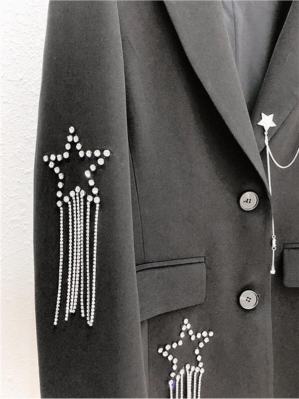 Diamond-studded suit jacket women 2021 spring and summer new fashion ...